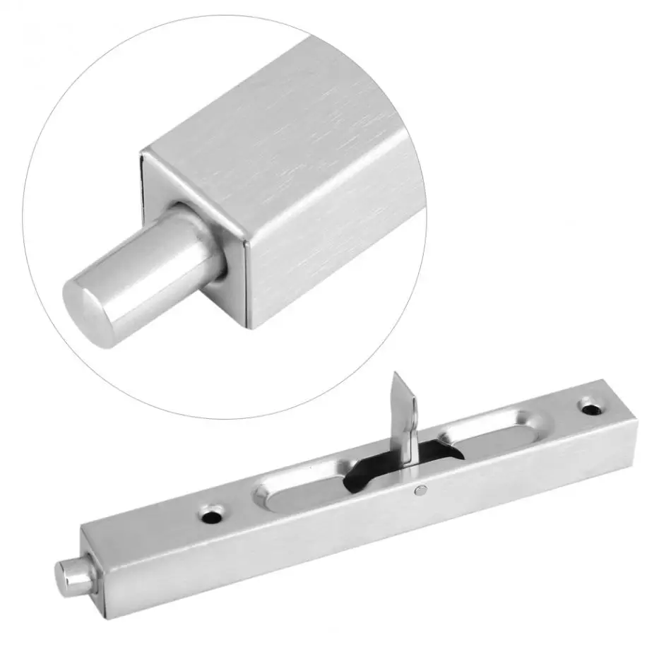 Stainless Steel Door Bolts Security Door Latch Bolt Guard Flush Latch ...