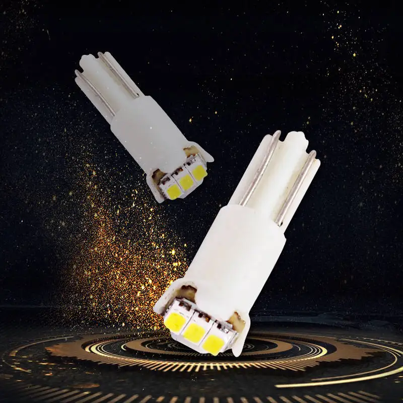 Luzes do carro T5 12 W3W SMD Branco v Lâmpada de Sinal Lâmpada Led ...