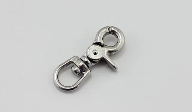 Marine Grade Carabiner 2-Pack 316 Stainless Steel Spring Gate Snap ...