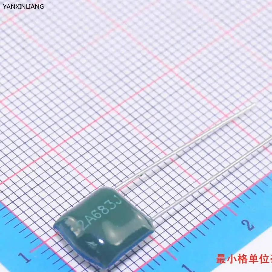 2A683J 10pcs Polyester film capacitor 68nF 100V 2A683J|polyester film ...