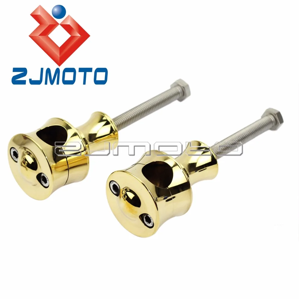 Universal 25mm Solid Brass Handlebar Risers Motorbike 1" For Harley ...