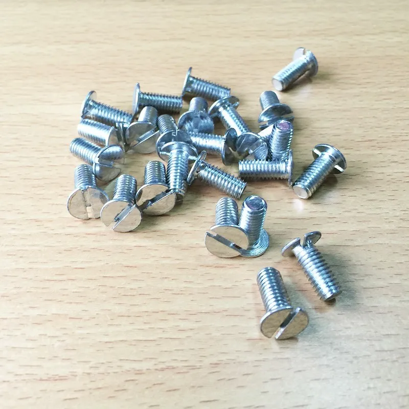 1000pcs-6mm-M6-Flat-Screws-Flat-Bolts-For-cupcake-Handles-Replacing-the ...