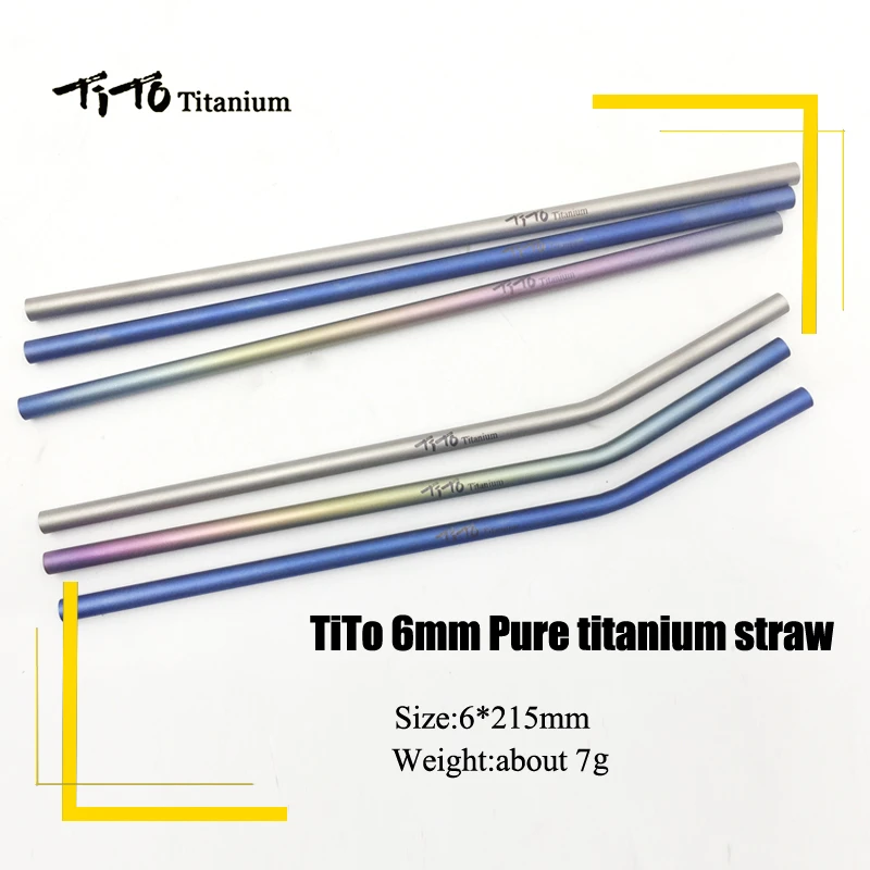 Titanium Straw Drinking Straws | Titanium Straws Drink | Titanium ...