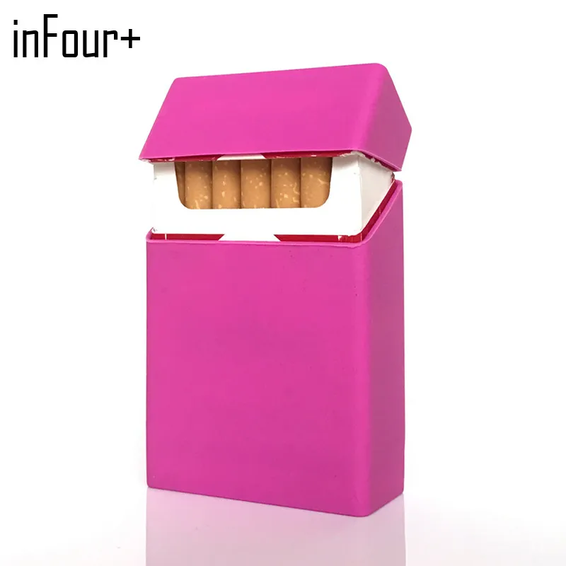 New Holds 20 Cigarettes,Hot Black Silicone Cigarette Case Cover Elastic ...