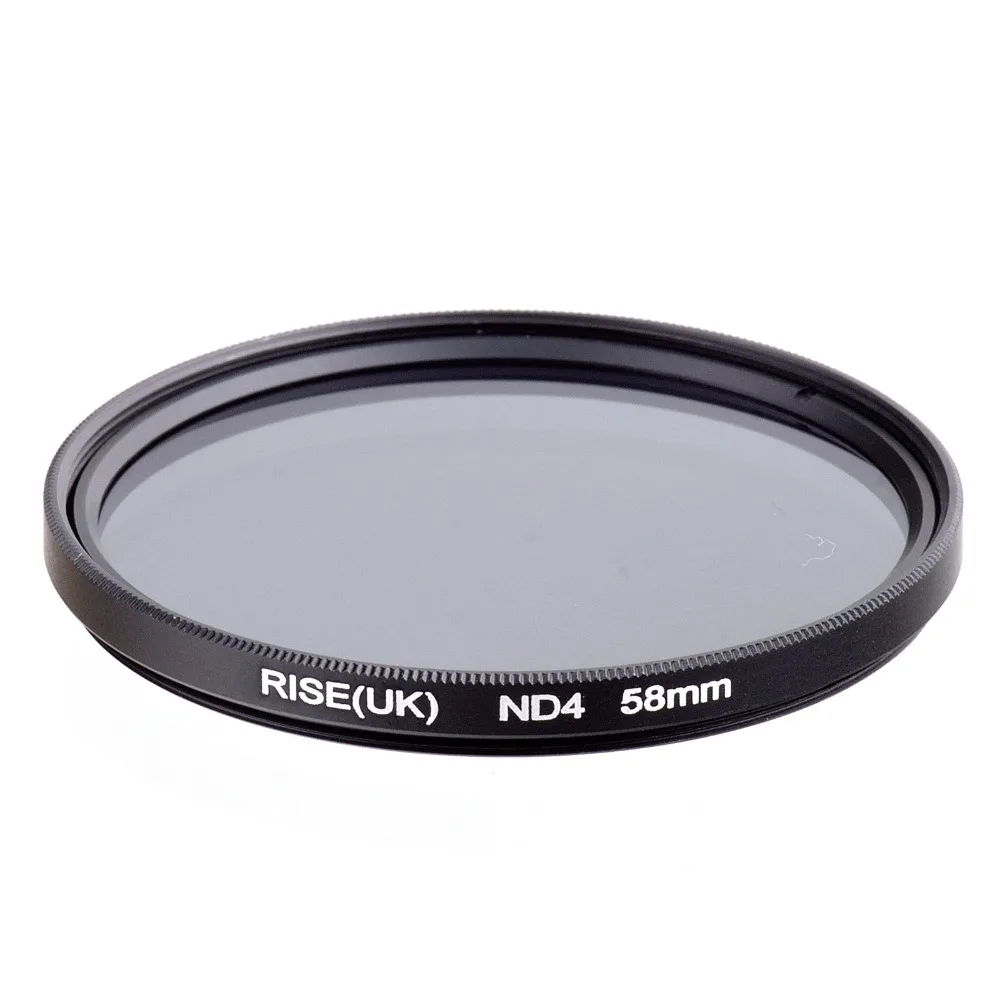 RISE(UK) 58 mm Neutral Density ND4 Filter FOR ALL Camera lens NEW|lens ...