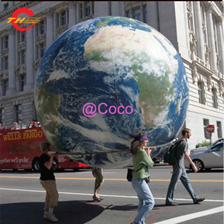 free air ship to door,inflatable planets ball for advertising, Giant ...