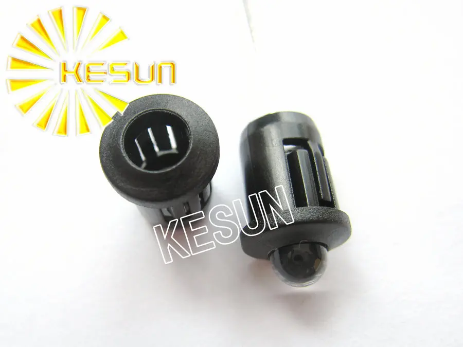 1000pcs X 5mm Black Plastic Led Holder Case Cup Mounting For 5mm Light ...