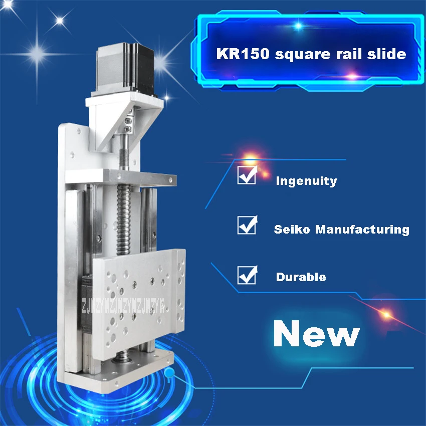 New-KR150-Square-Rail-Slide-Linear-Slide-Module-Single-Axis-Sliding ...