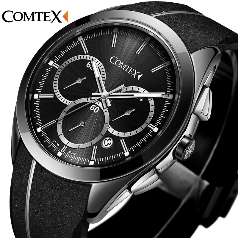 COMTEX Sport Men Watch Top Luxury Brand Fashion Wristwatch Mens Watches ...