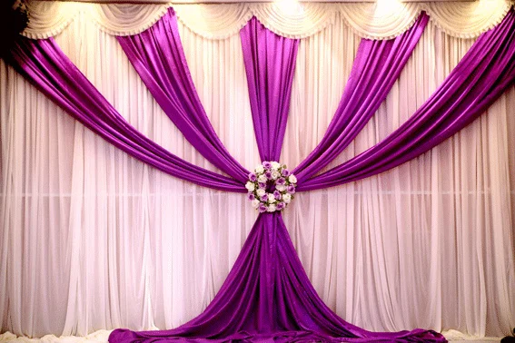 Purple Wedding Backdrop