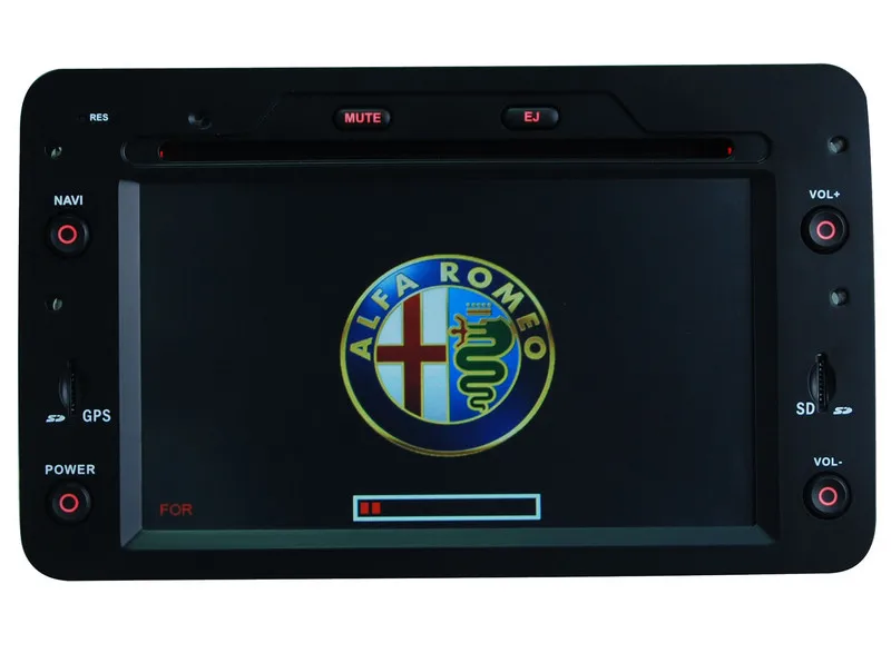 1Din Head Unit Car DVD Player GPS Navigation for Alfa Romeo Spider ...