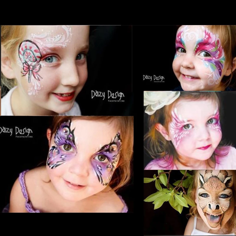 Daisy Design Face Painting