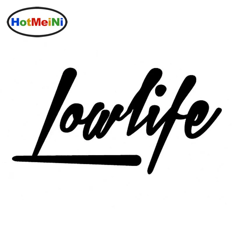 HotMeiNi Low Life JDM Sticker Decal Cartoon Car Stickers Reflective ...