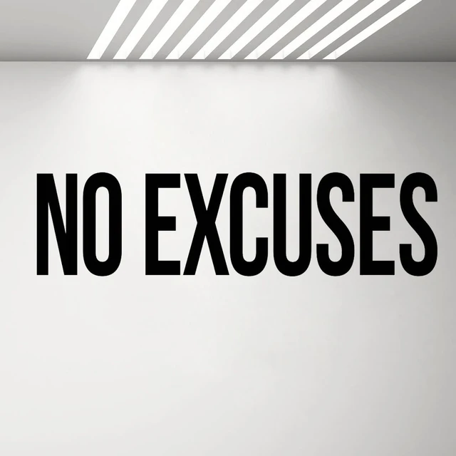 No Excuses Workout Wallpaper