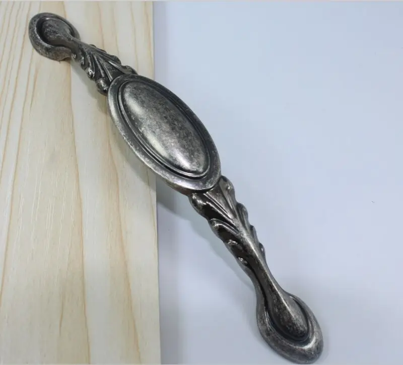 128mm vintage distress silver furniture handle antique silver kitchen ...