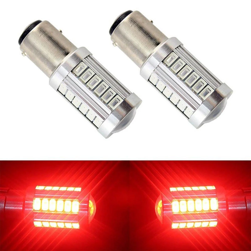 1pcs 1157 Bay15d P21/5w Baz15d P21/4w Baw15d Pr21/5w 33 Smd 5630 Auto ...