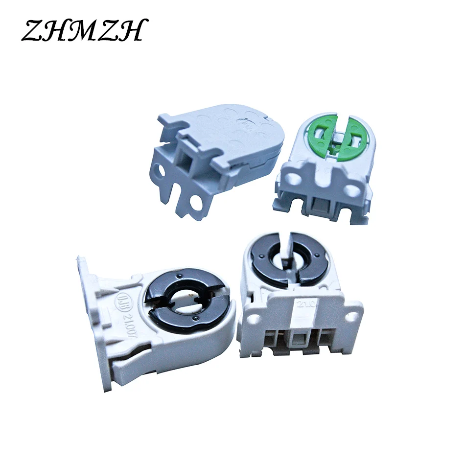 4pcs/lot T4 T5 Lamp Holder G13 Fluorescent Light Socket T8 Lamp Base ...
