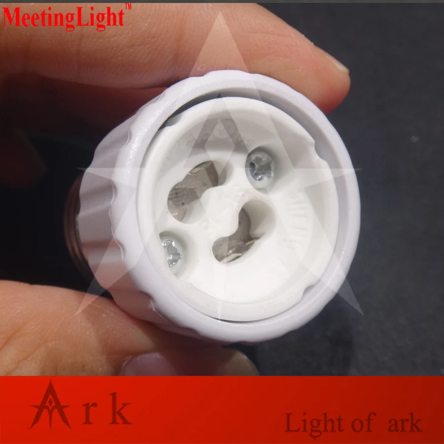 10pcs white E27 to GU10 Converter LED Light Lamp Bulb Adapter Adaptor ...