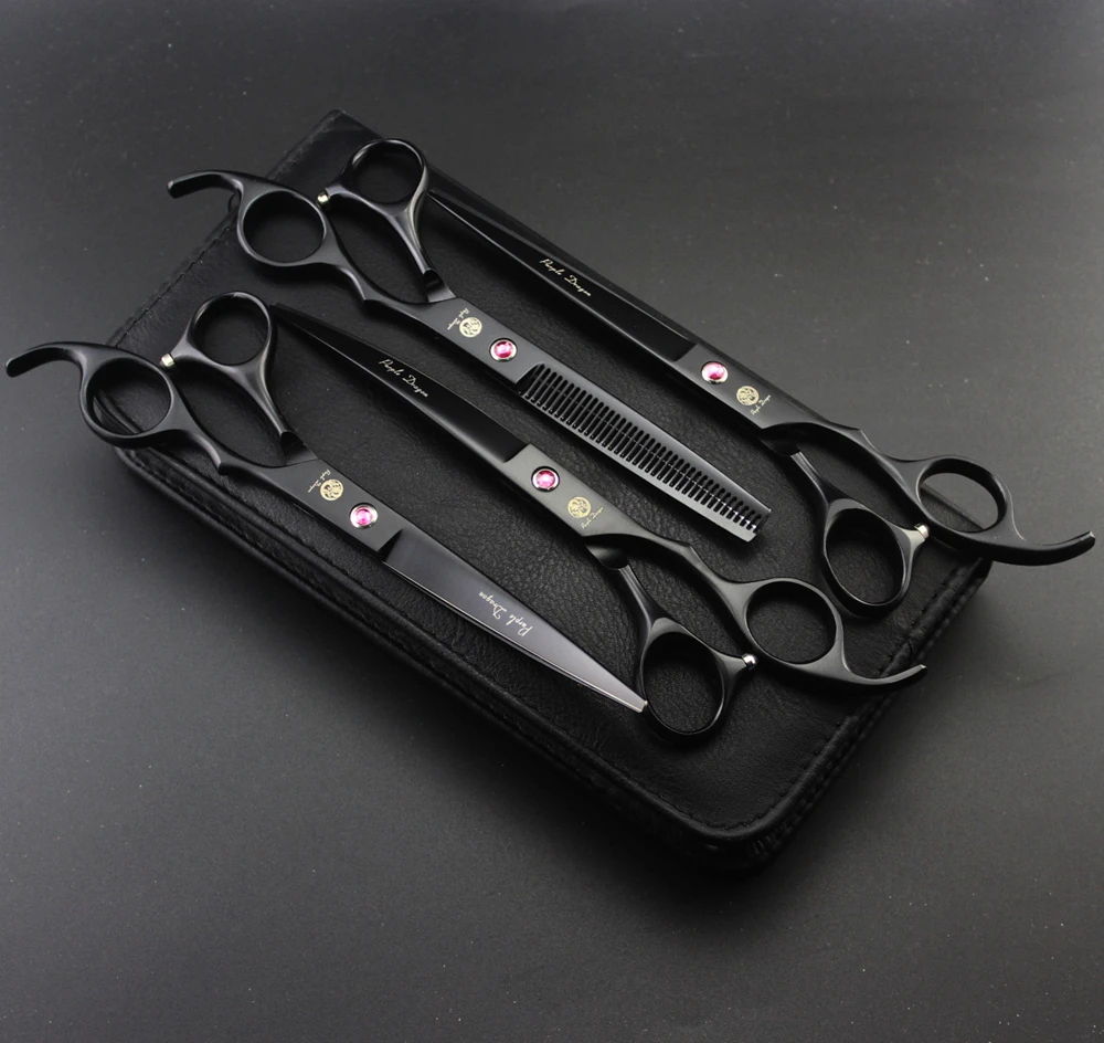 Pet Hair Cutting Scissors Sets Dog Grooming Shears Cutting Thinning