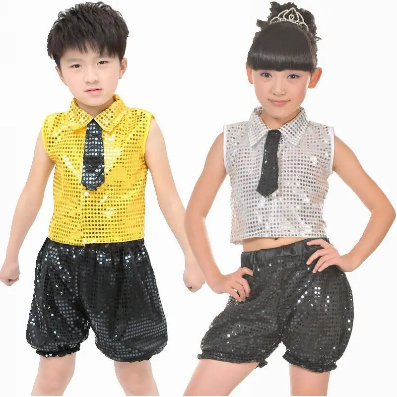 New Children Dancing Costume Jazz Dance Costume Kids Flamenco Dance ...