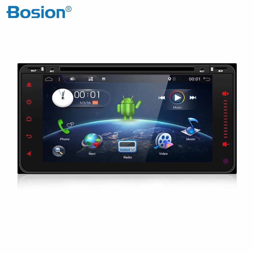 2 Din Radio Android 6.0 Car Radio GPS Navigation for Toyota 200*100mm ...