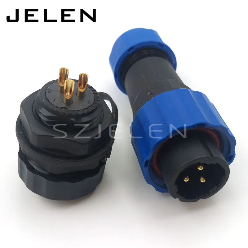 SD16-3-pin-waterproof-connector-power-connector-wire-3-pin-cable ...