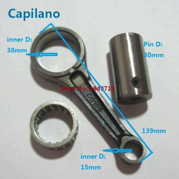 motorcycle CG150 crankshaft crank rod /connecting rod / conrod for ...
