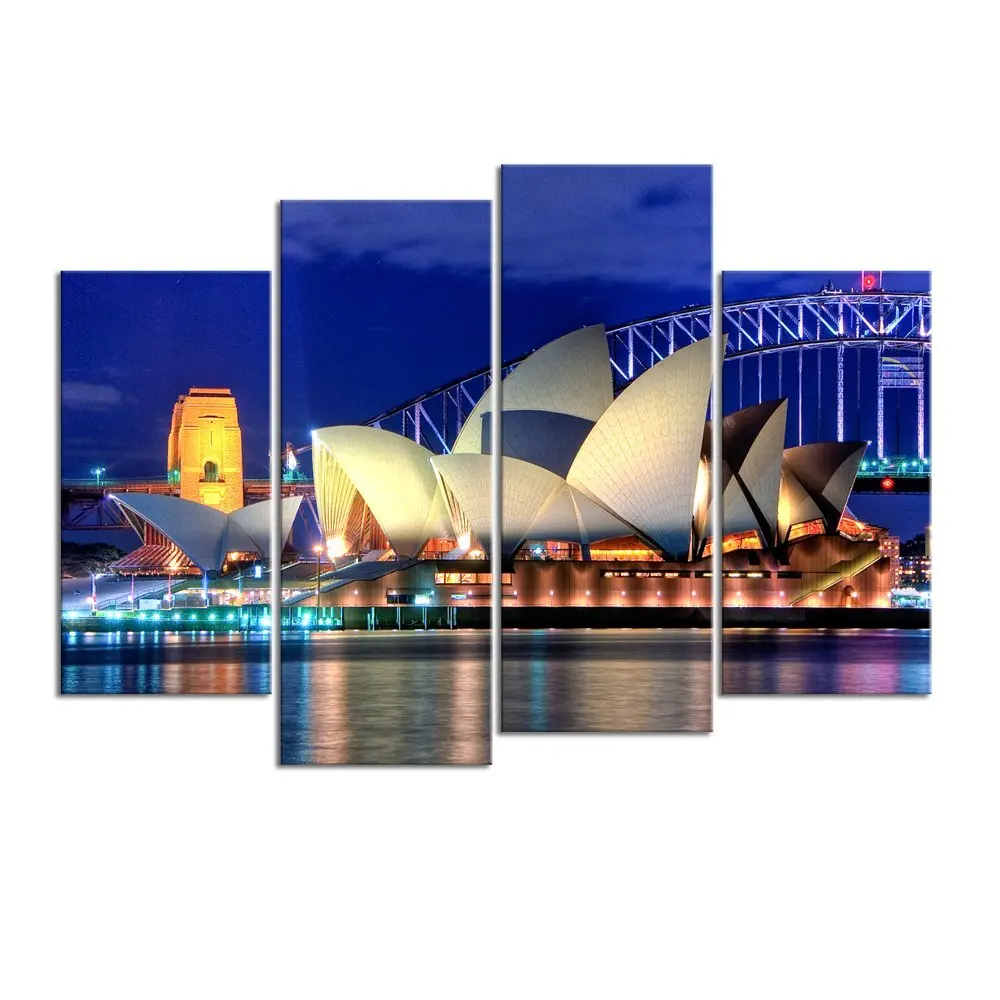 Canvas Wall Art Sydney Opera House sydney Australia By Anderson Design ...