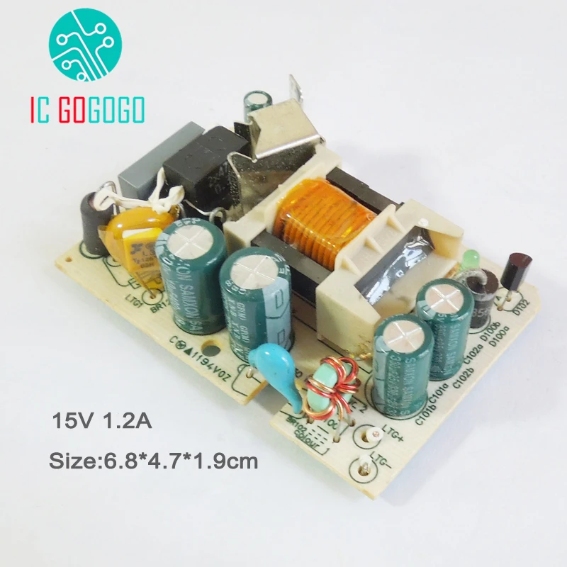 Ac-dc 15v 1.2a Switching Power Supply Circuit Board Module 1200ma Smps ...