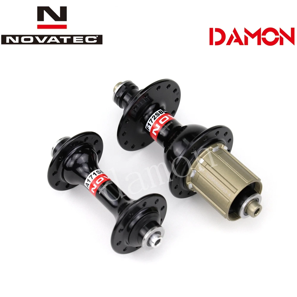Novatec-Road-Bike-Hubs-with-Quick-Release-V-Brake-Aluminum-Alloy-Black ...