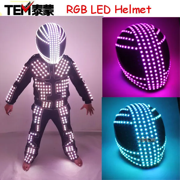 Aliexpress.com : Buy RGB Color LED Helmet Monster Mask Luminous Hat ...