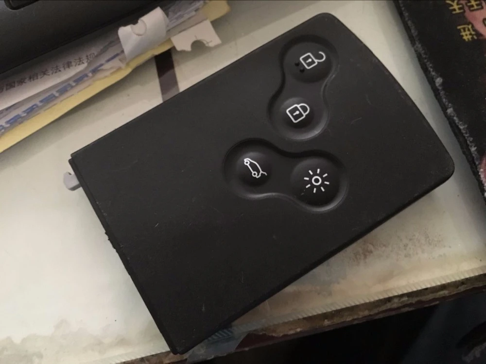 BRAND NEW High Quality Remote Key Smart Card 4 Button For Renault ...