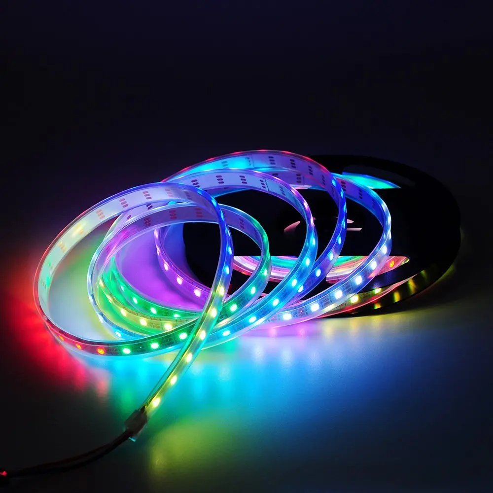 WS2812B WS2811 LED Strip Lights Programmable Individual Addressable ... WS2812B WS2811 LED Strip Lights Programmable Individual Addressable ...