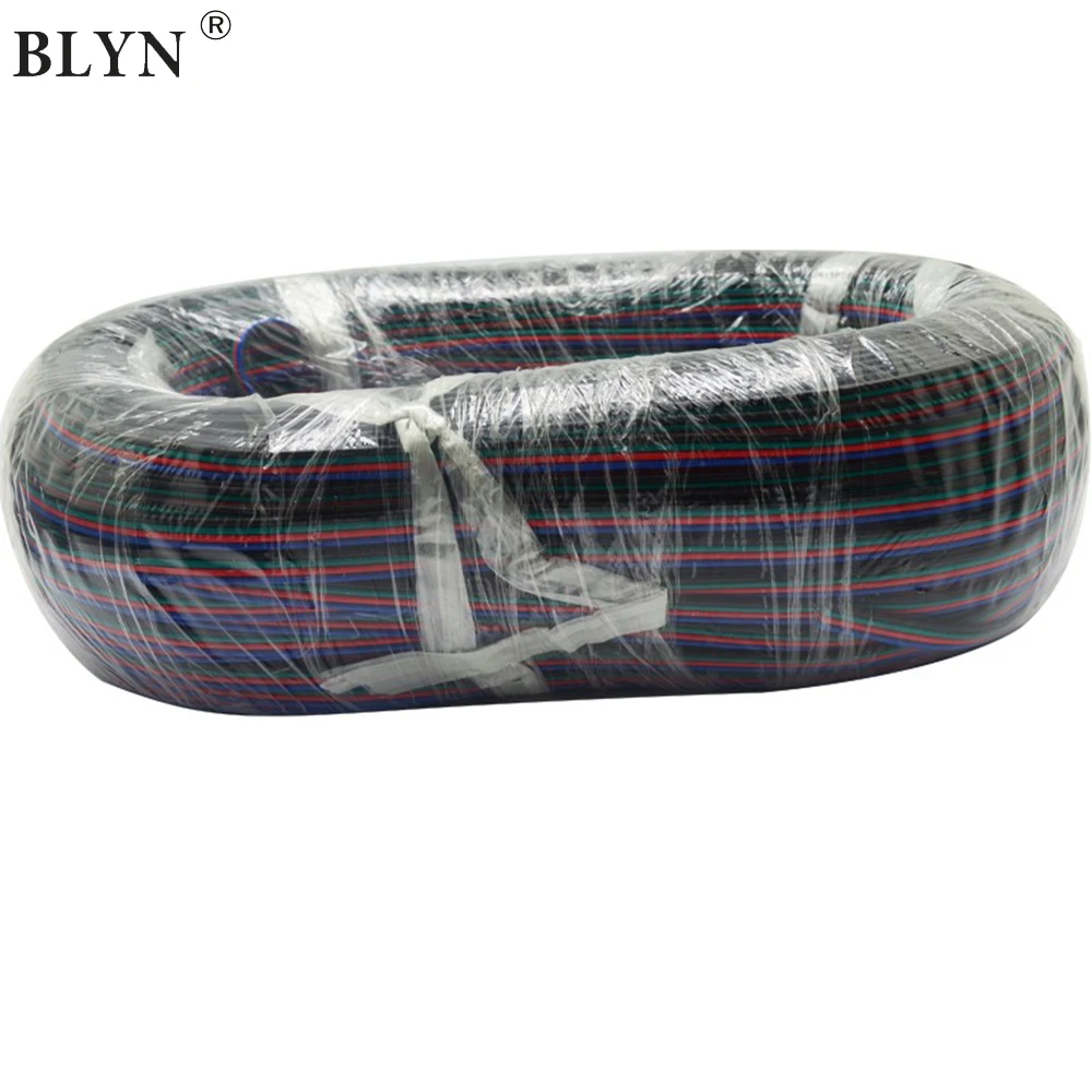 Fio-Flat-Cable-Connector-para-LED-Strip-Light-Cobre-Puro-Extens-o-Fio ...