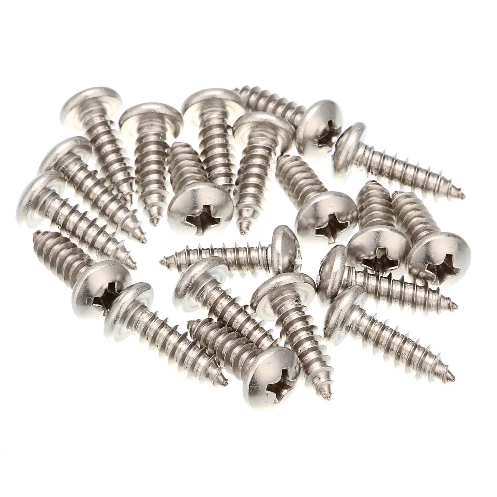 50 pcs M5 self tapping 16 mm 304 stainless steel self tapping screws ...