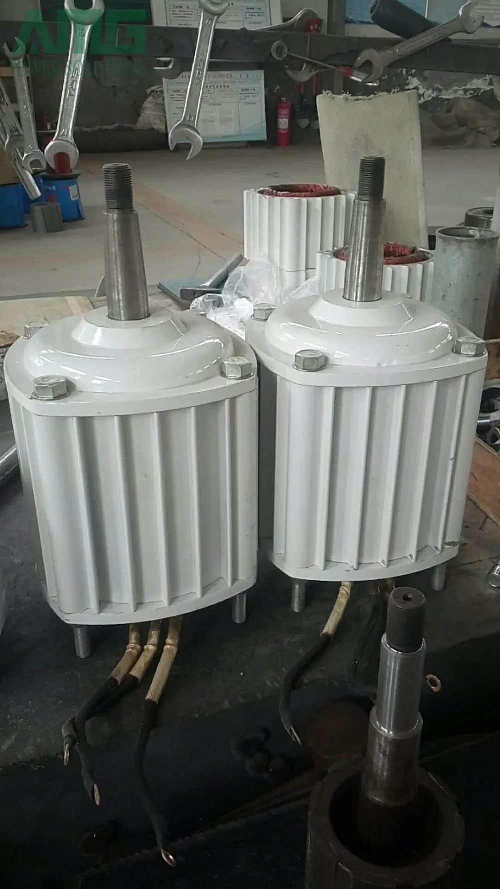 1KW/1000W 400RPM 24v/48v/96v Low Rpm Horizontal Wind & Hydro Alternator ...