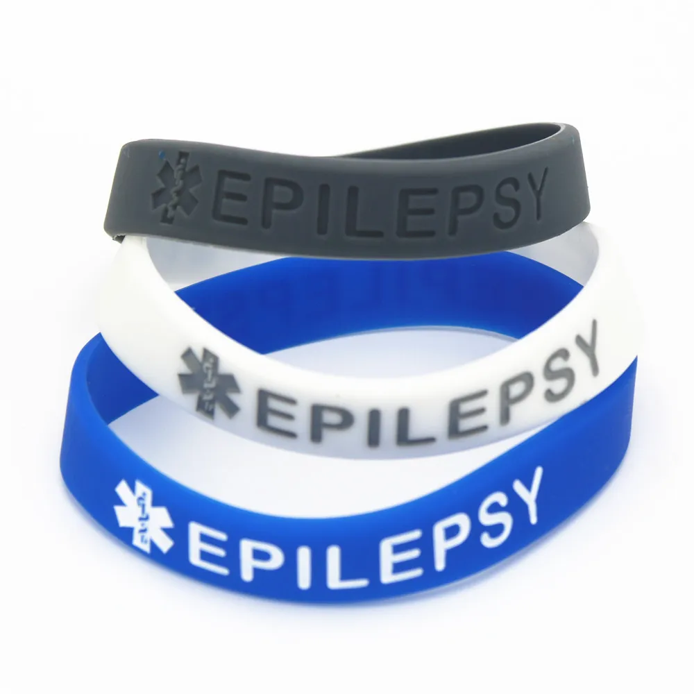 Yeni-1-adet-Epilepsy-silikon-bilezikler-t-bbi-uyar-acil-durum-Epilepsy ...