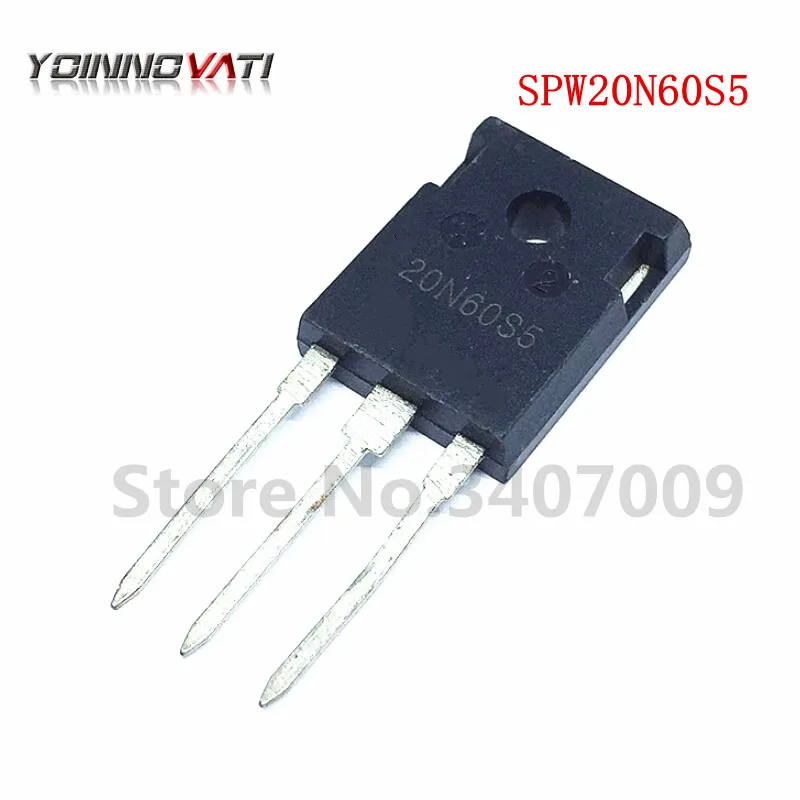 5pcs SPW20N60S5 TO 247 20N60S5 TO247 SPW20N60 20N60 N 채널 FET 600V 20A ...