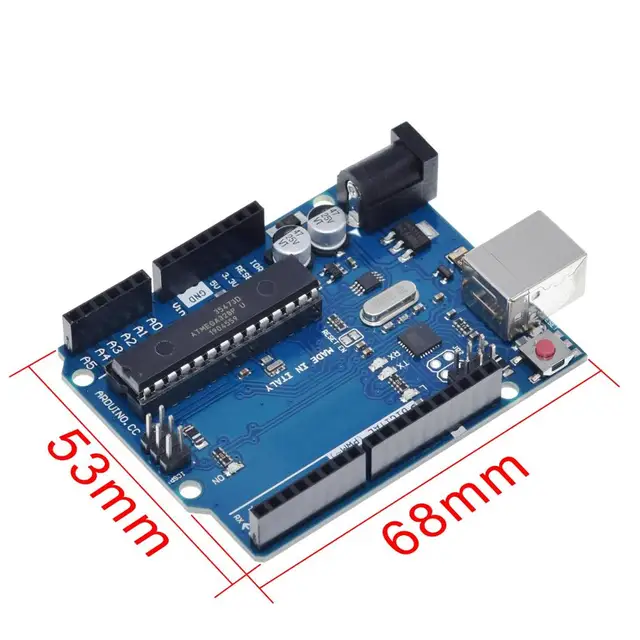 1 Set UNO R3 Official Box ATMEGA16U2+MEGA328P Chip For Arduino UNO R3 ...