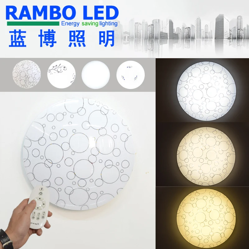Free Shipping Rambo LED Remote Control Ceiling Lights In Color ...