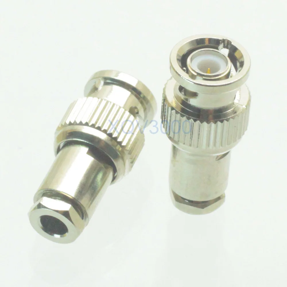 1pce Connector mini*BNC male plug pin clamp for RG316 LMR100 RG174 RF ...