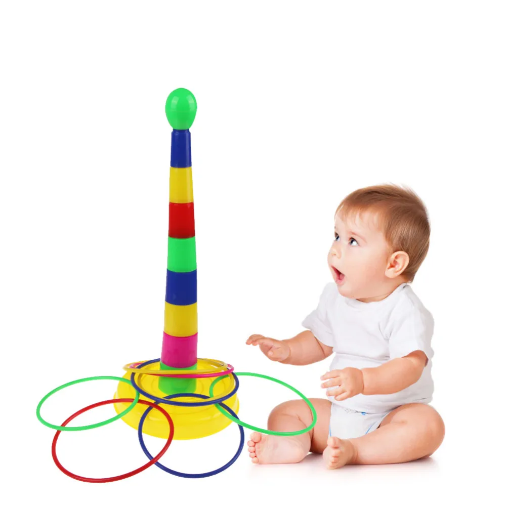 Baby Kids Toys Plastic Circle Sets Educational Toys For Children Puzzle ...