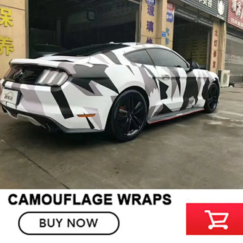 Camouflage Vinyl Wrap Camo Camouflage Sticker Foil Car Body Cover