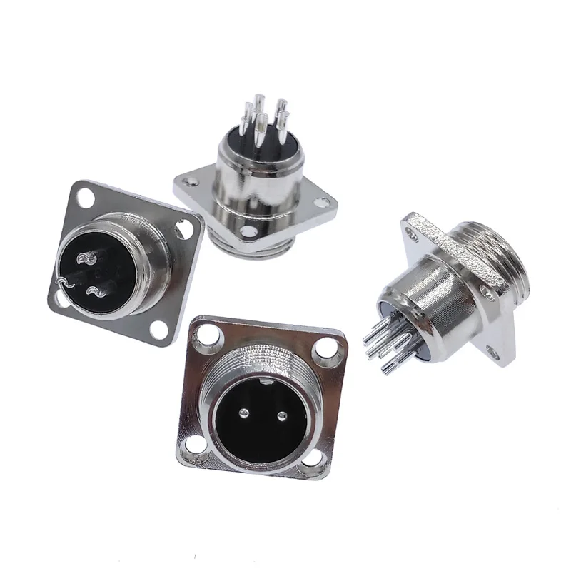 GX12-square-base-connector-flange-socket-2-pin-3pin-4pin-5pin-6pin-7pin ...