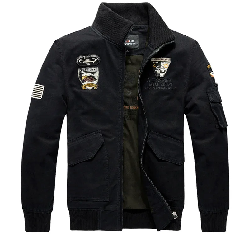 New MILITARE Air Force One Jackets Bomber Men Military Assets Jackets ...