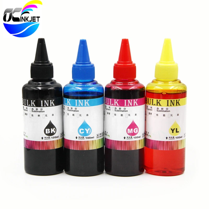 100ML/Bottle 4 colors high quality general pigment ink for hp 950 951 ...
