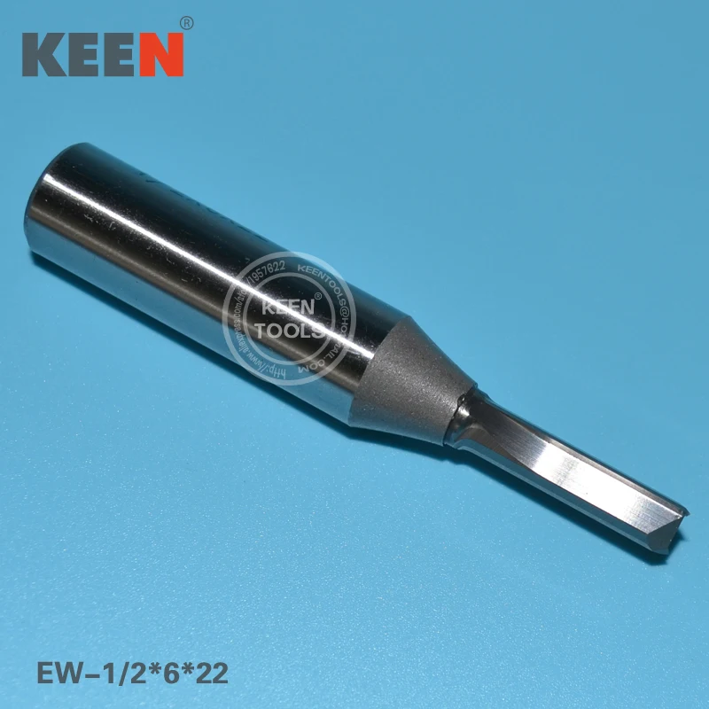 1/2" TCT Tungsten Carbide Double Two Straight Flute Router Cutter Bit ...