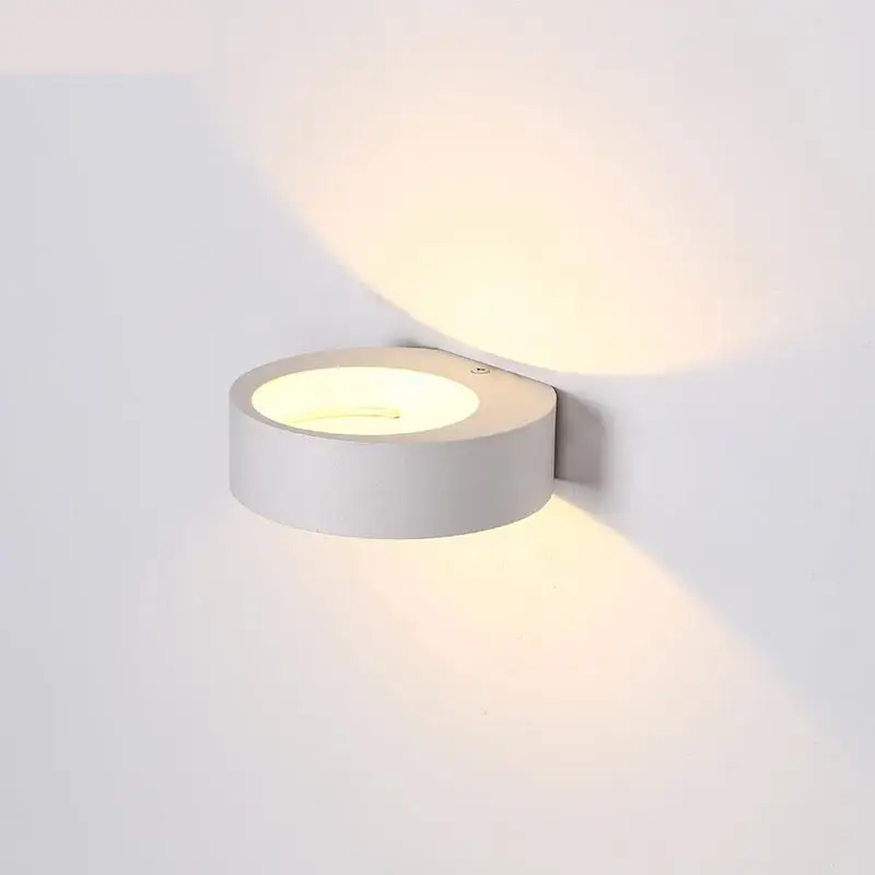 European Style Simple Modern Art Small Round Wall Lamp Living Room ...