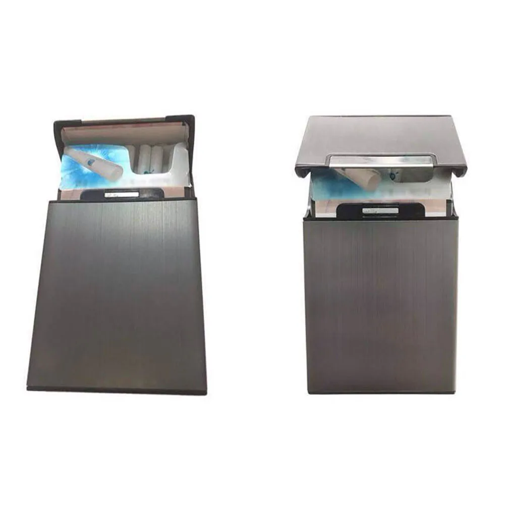 Women's Portable Aluminum Cigarette Case Holder Smoking Box Gift ...