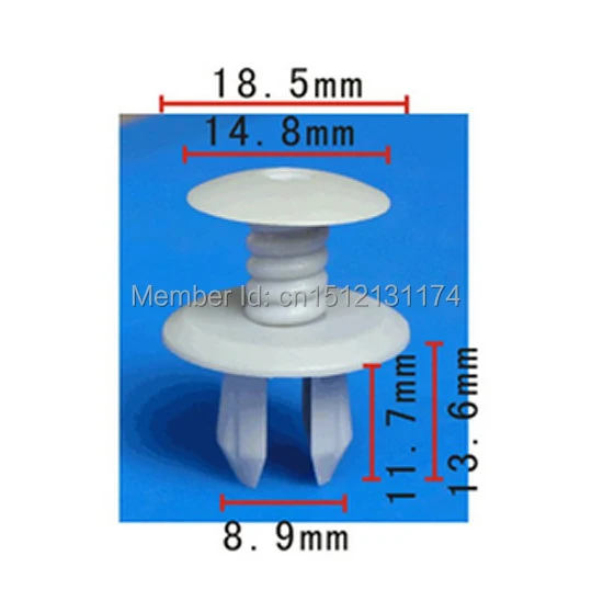 100 pcs oem vw t4 t5 transporter eurovan 라이트 그레이 트림 패널 라이닝 클립 701 867 ...